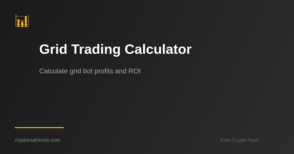 Crypto Grid Trading Calculator | Profit, Fees & ROI