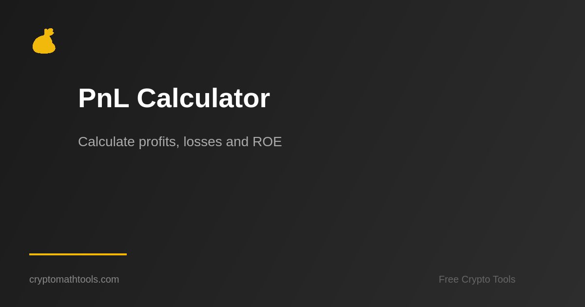 Crypto Profit Calculator | Fees, ROE & Break-Even